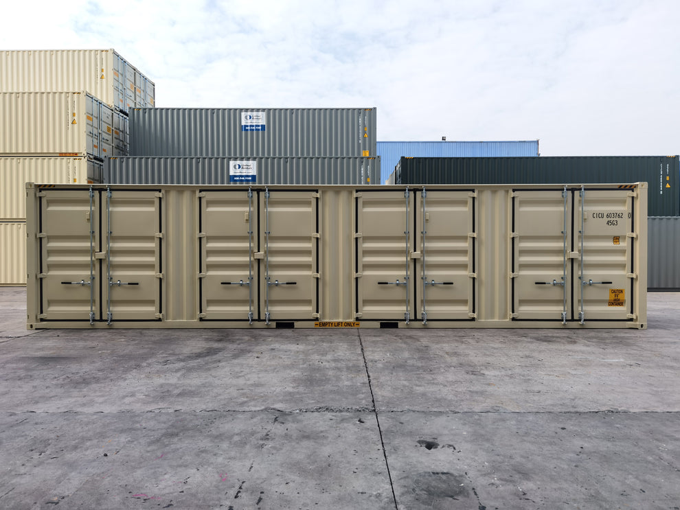 40ft high cube 4 door partition shipping container (New ...